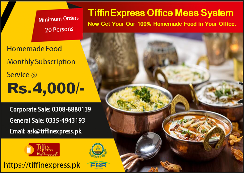 Homemade Food In Office Mess - Homemade Food In Lahore, Homemade Food ...
